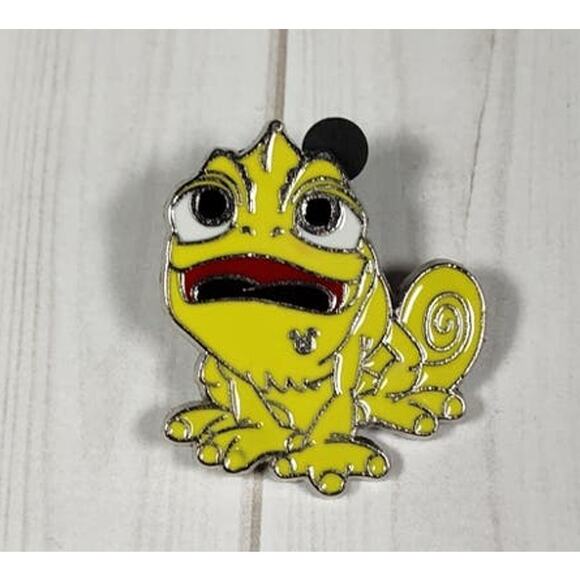 Disney | Accessories | Yellow Pascal Chameleon Hidden Mickey Tangled ...